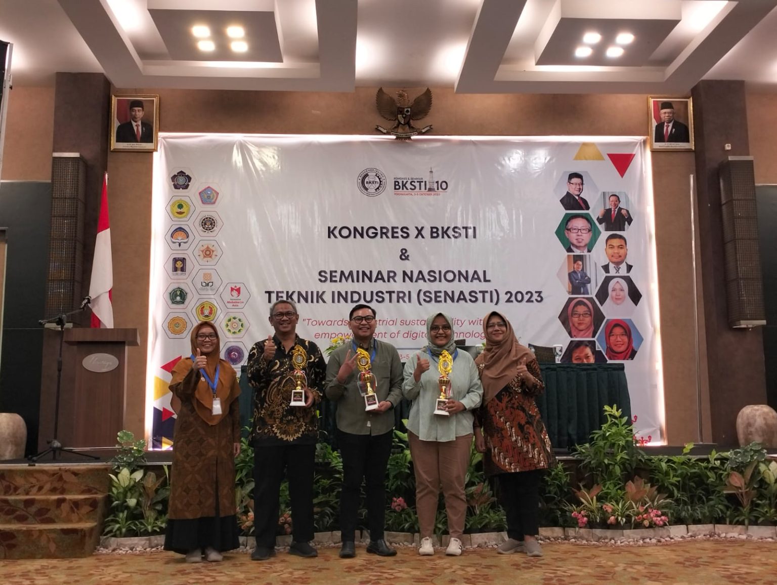 Prodi Teknik Industri UGM Raih Juara I BKSTI Award 2023 – DTMI