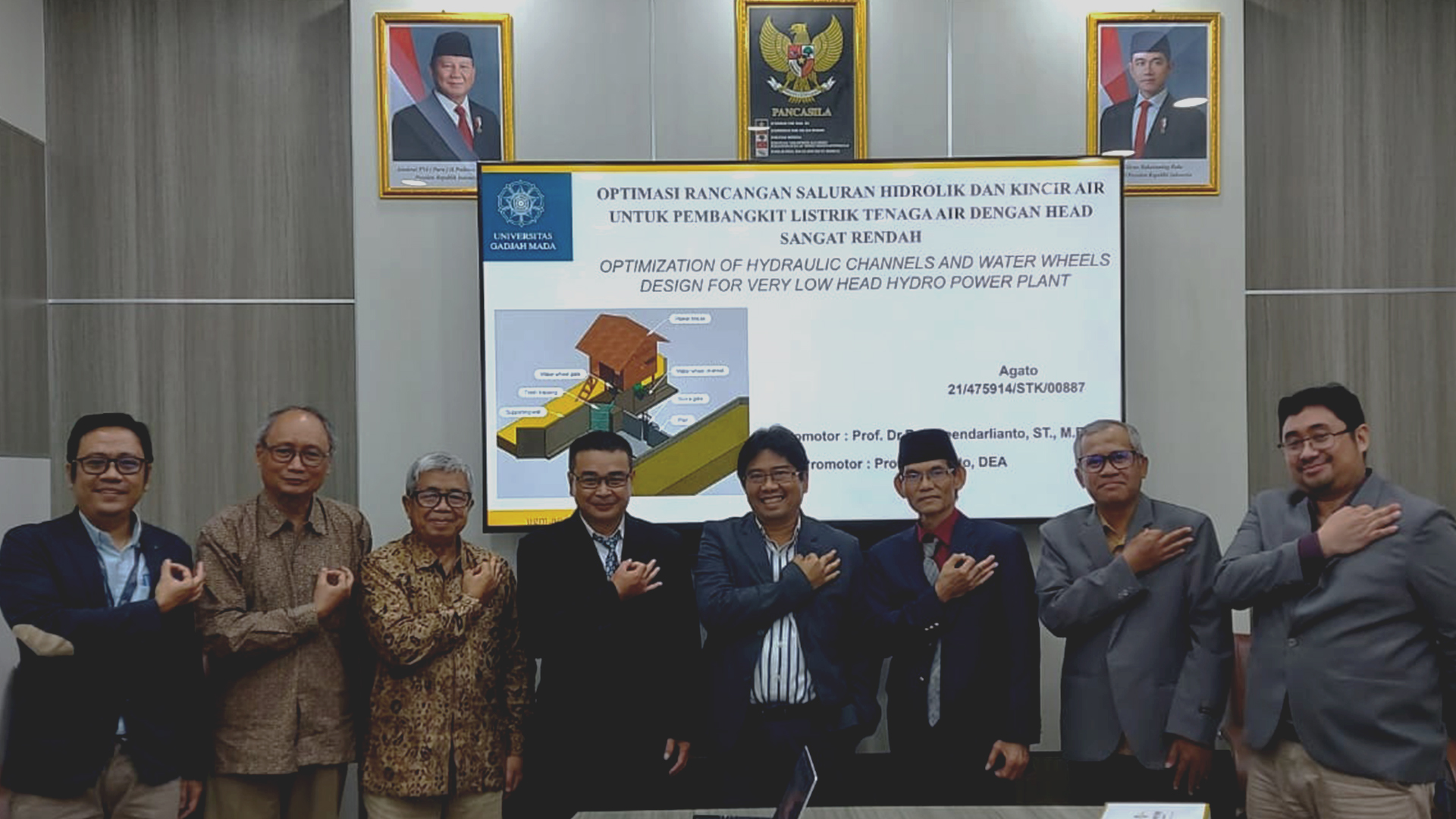 Agato Raih Gelar Doktor UGM, Tawarkan Inovasi Kincir Air Ramah ...