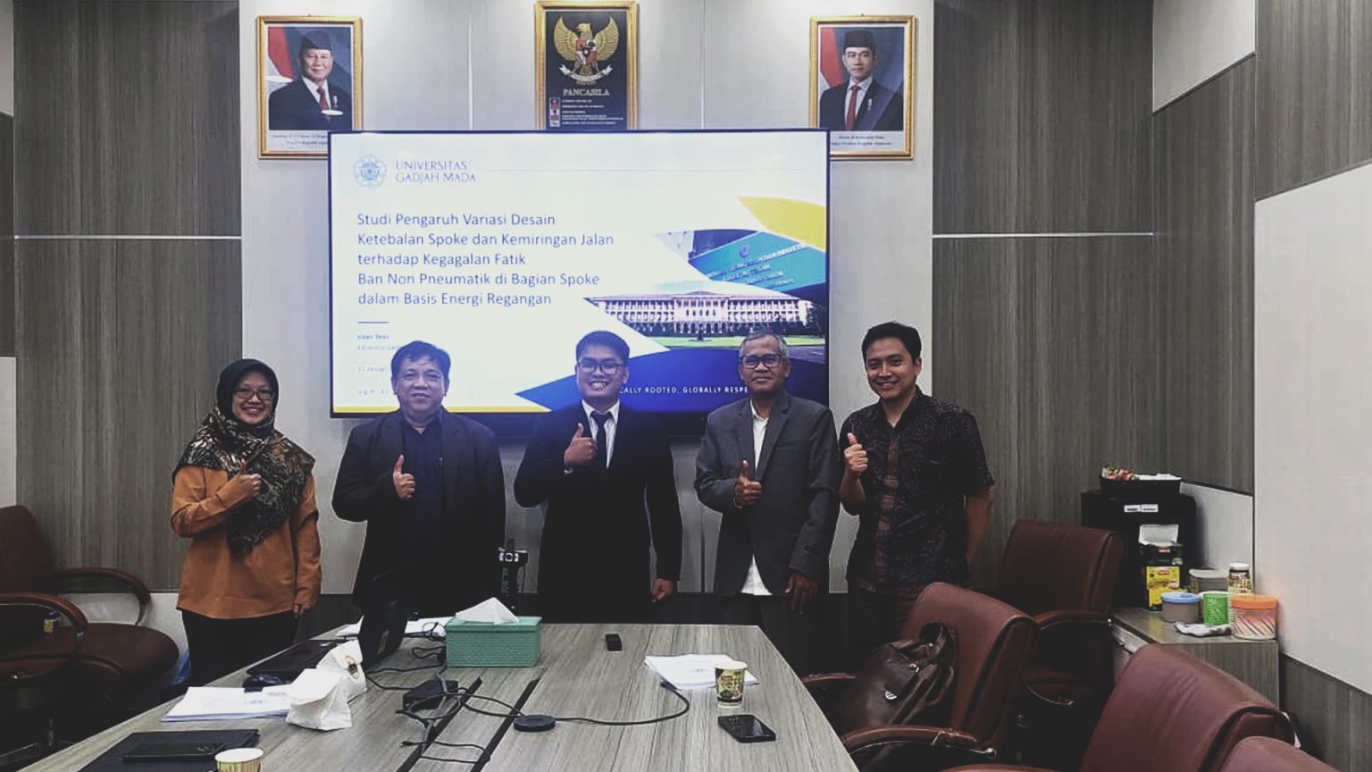 Eduardus Galih Teliti Non-Pneumatic Tire, Perkuat Keselamatan dan ...