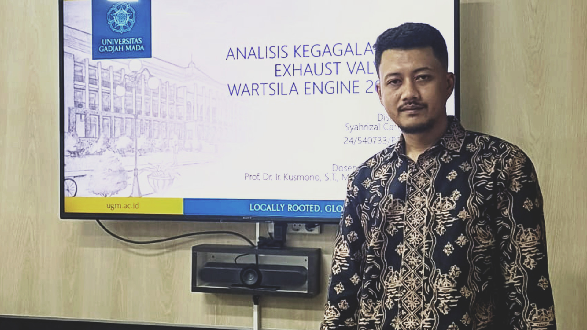 Syahrizal Teliti Keandalan Mesin Gas Industri untuk Mendukung Energi ...